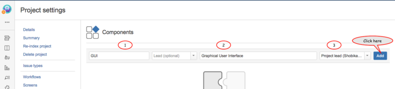 How to create a Project Component in JIRA? - Letzdotesting