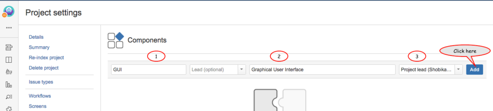How to create a Project Component in JIRA? - Letzdotesting