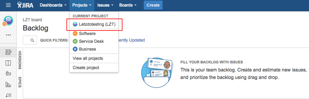 How to create a Project Component in JIRA? - Letzdotesting